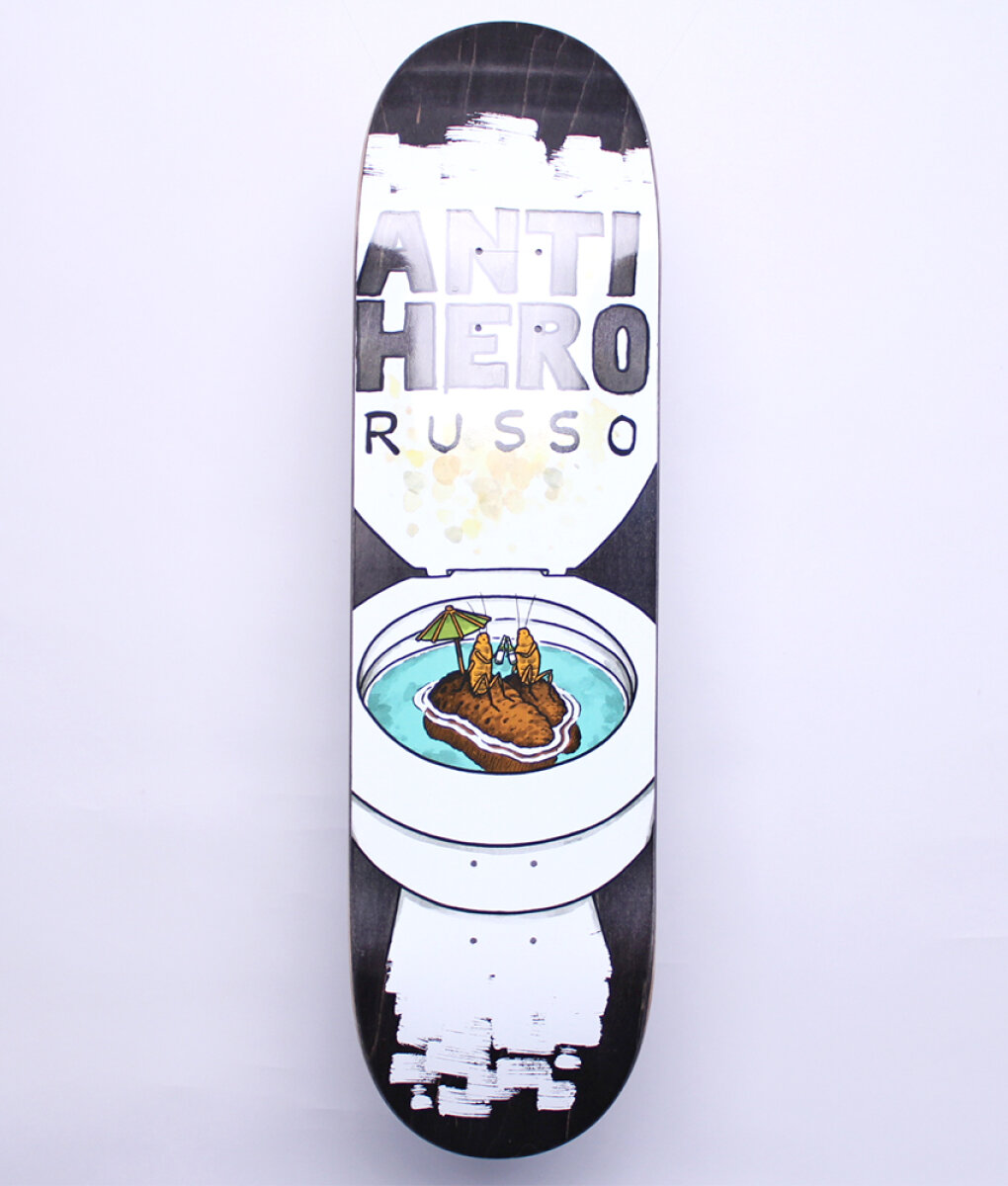 Russo - Its all Shit fra Anti Hero - Skateboard Decks hos Sidewalk