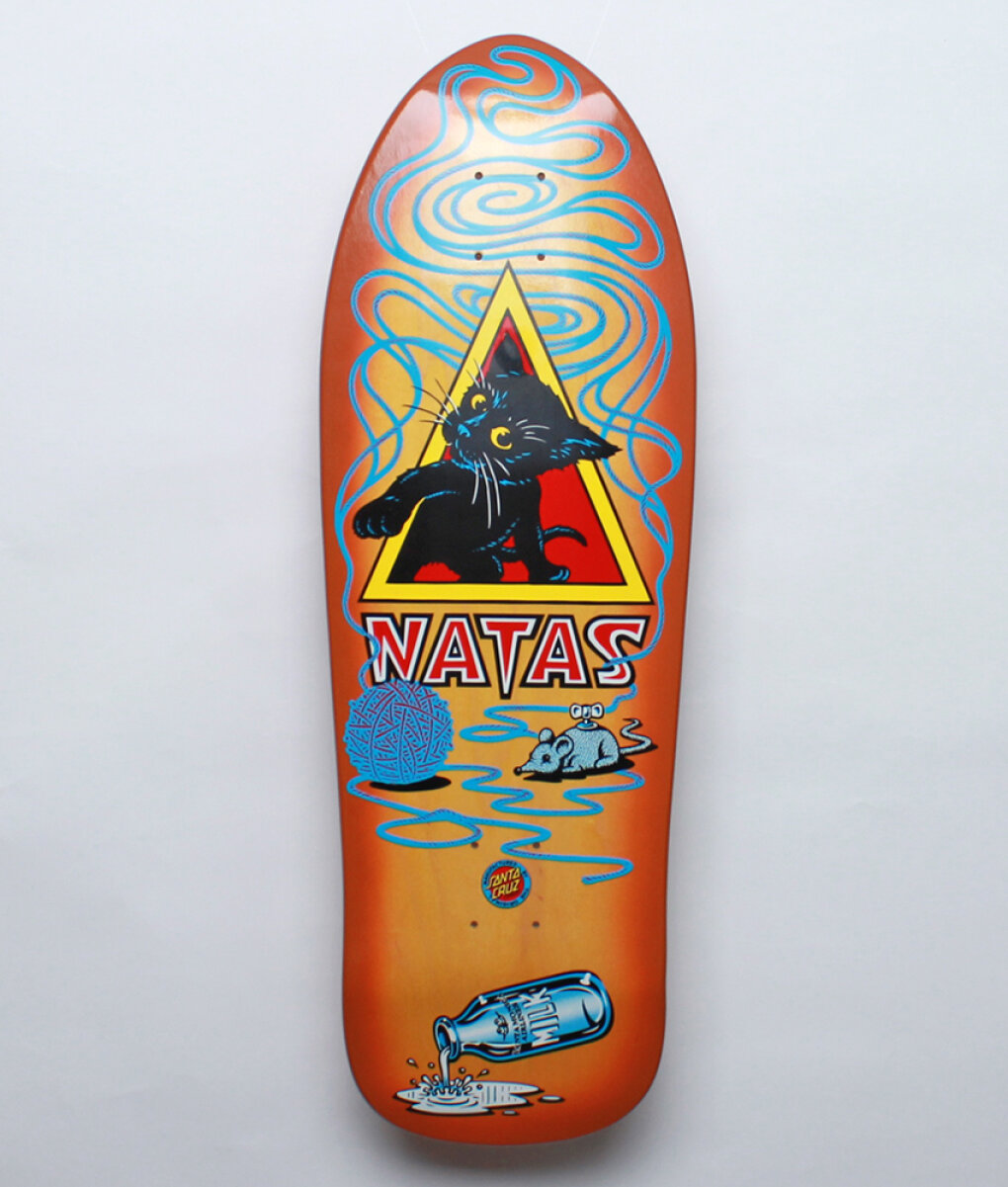 Natas Kitten re-issue fra Santa cruz - Skateboard Decks hos Sidewalk