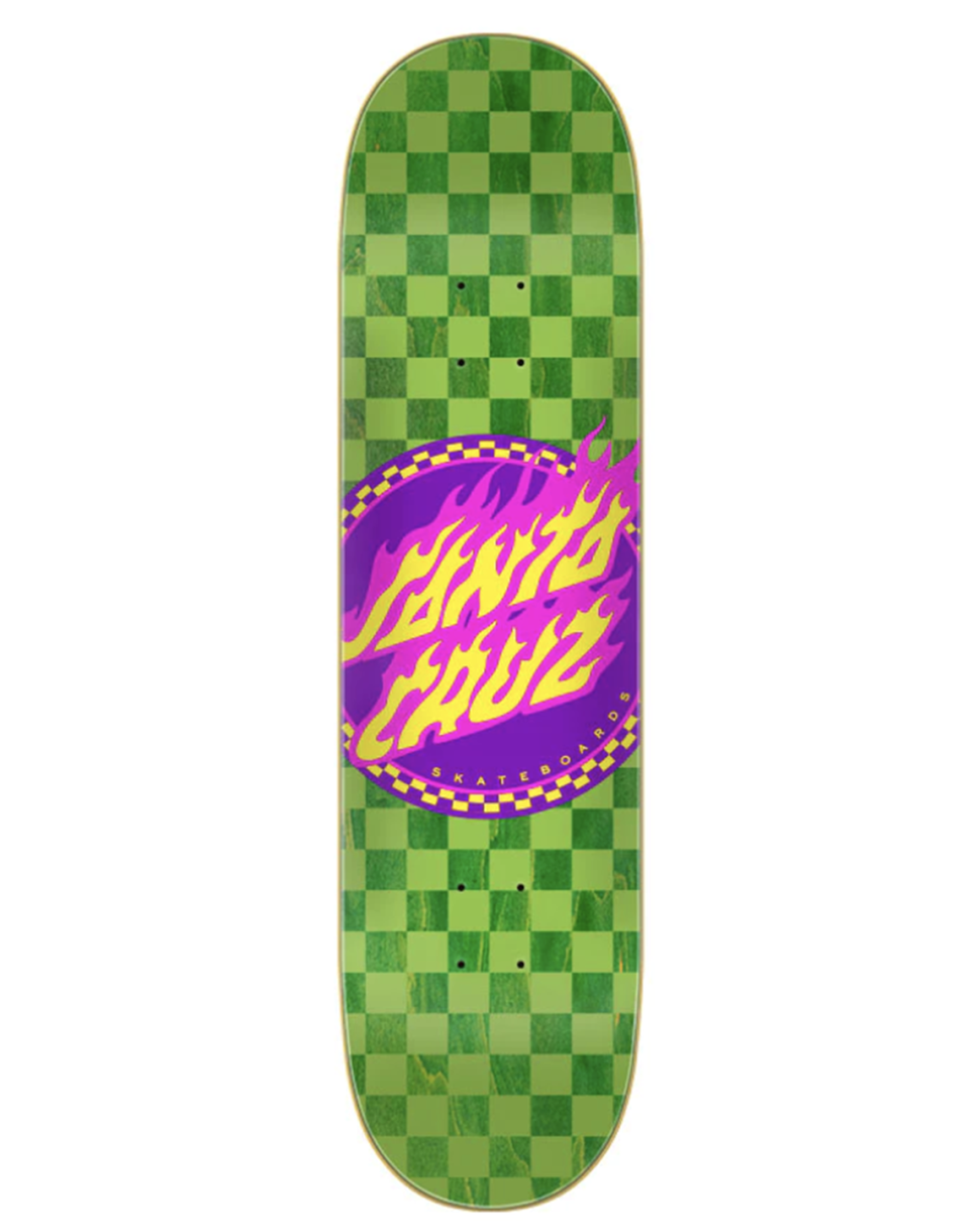 Flame Dot Check fra Santa cruz - Skateboard Decks hos Sidewalk
