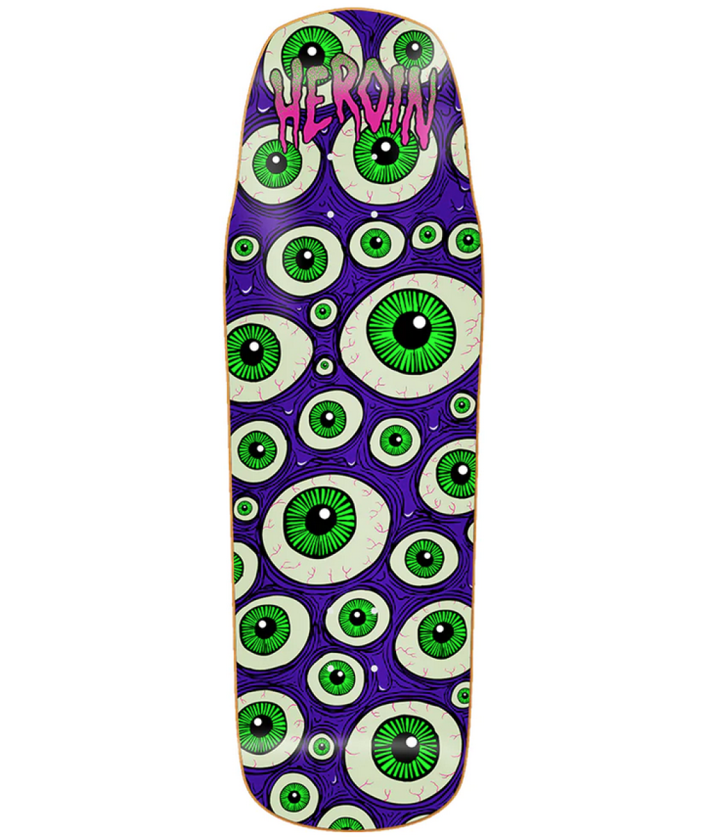 Streetballer Purple fra Heroin Skateboards - Skateboard Decks hos Sidewalk