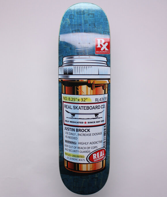 Brock Prescription fra Real - Skateboard Decks hos Sidewalk