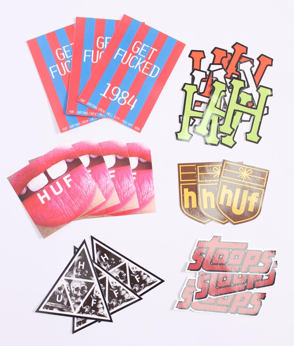 Sticker Pack fra HUF - Hardware hos Sidewalk